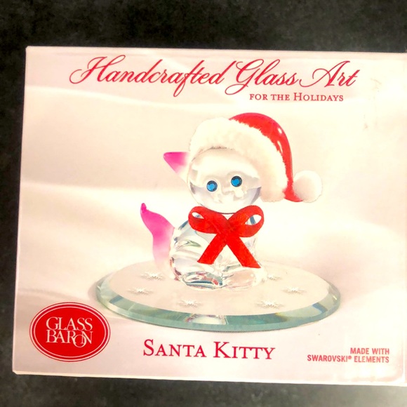 Glass Baron | Holiday | Glass Baron Santa Kitty | Poshmark